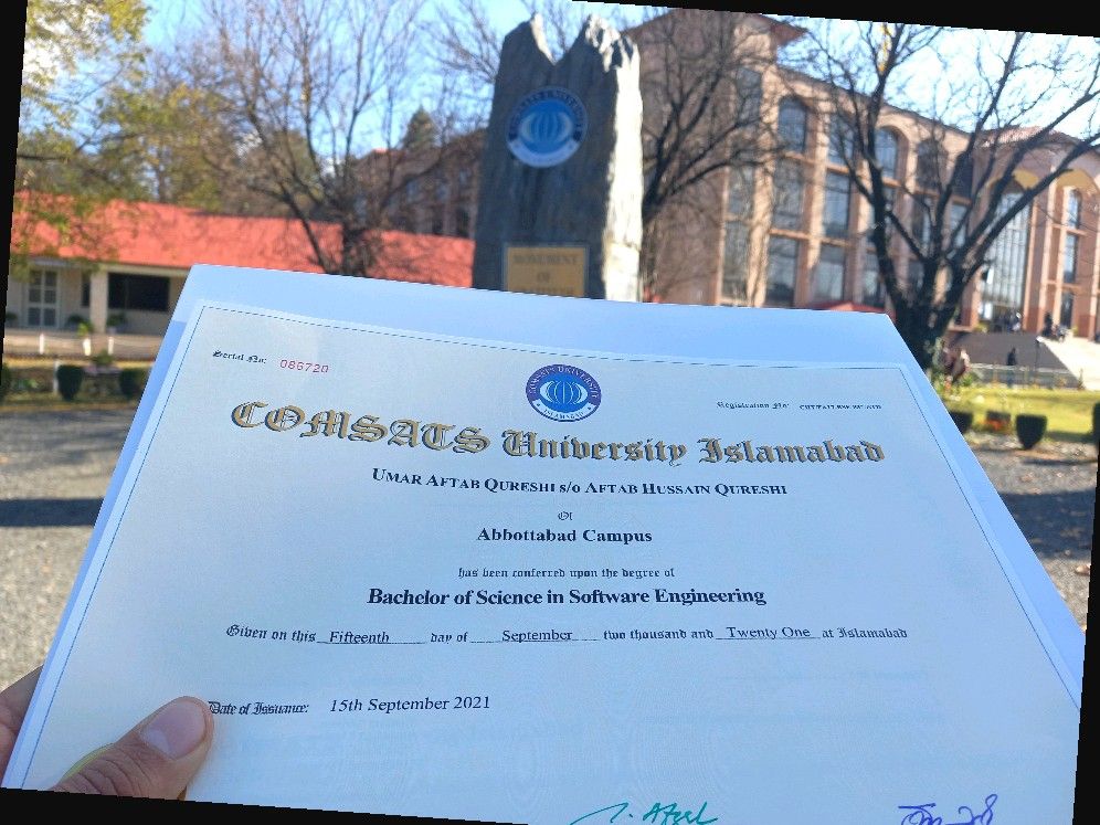 Umar Aftab Qureshi on LinkedIn: Finally 😎 Alhumdulillah 😌 | 12 comments Umar Aftab Qureshi on LinkedIn: Finally 😎 Alhumdulillah 😌 | 12 comments