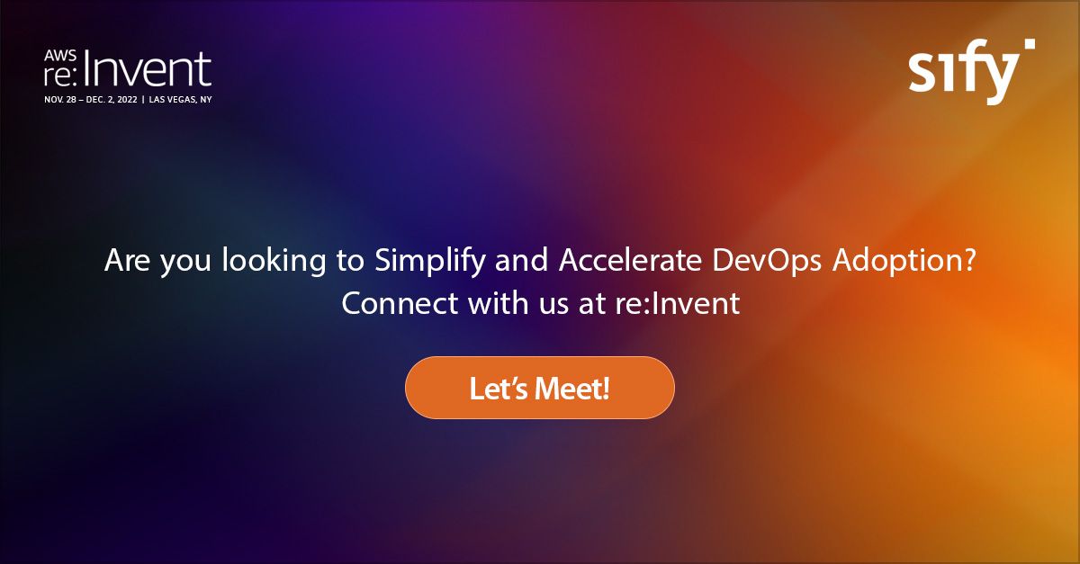 Sify Technologies Limited. on LinkedIn: Sify at AWS re:Invent 2022 Sify Technologies Limited. on LinkedIn: Sify at AWS re:Invent 2022
