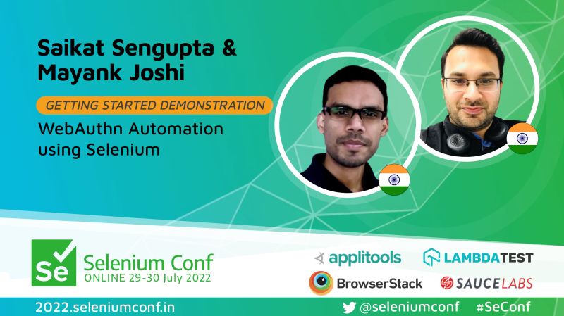 Saikat S. on LinkedIn: #seconf #selenium #java #webauthn #automation ... Saikat S. on LinkedIn: #seconf #selenium #java #webauthn #automation ...