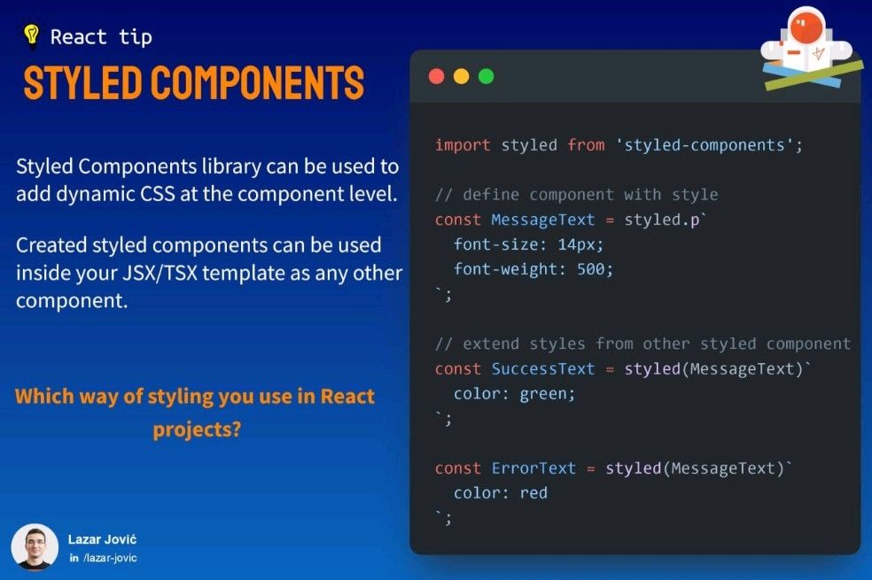 Lazar Jovic on LinkedIn: #knowledgesharing #react #reactjs #reactdeveloper Lazar Jovic on LinkedIn: #knowledgesharing #react #reactjs #reactdeveloper