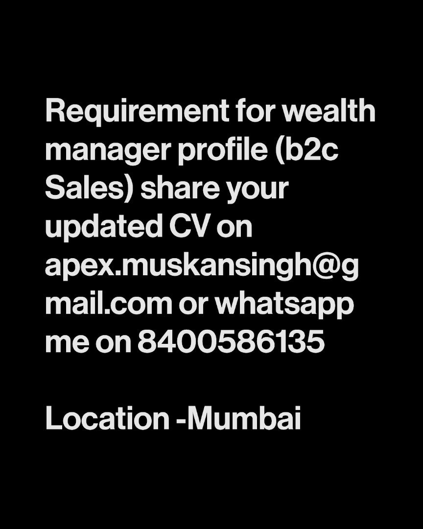 Muskan Singh on LinkedIn: #urgentrequirement Muskan Singh on LinkedIn: #urgentrequirement