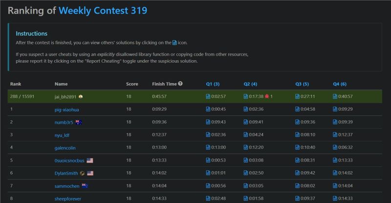 Jai Bhambri on LinkedIn: #leetcode #contest Jai Bhambri on LinkedIn: #leetcode #contest