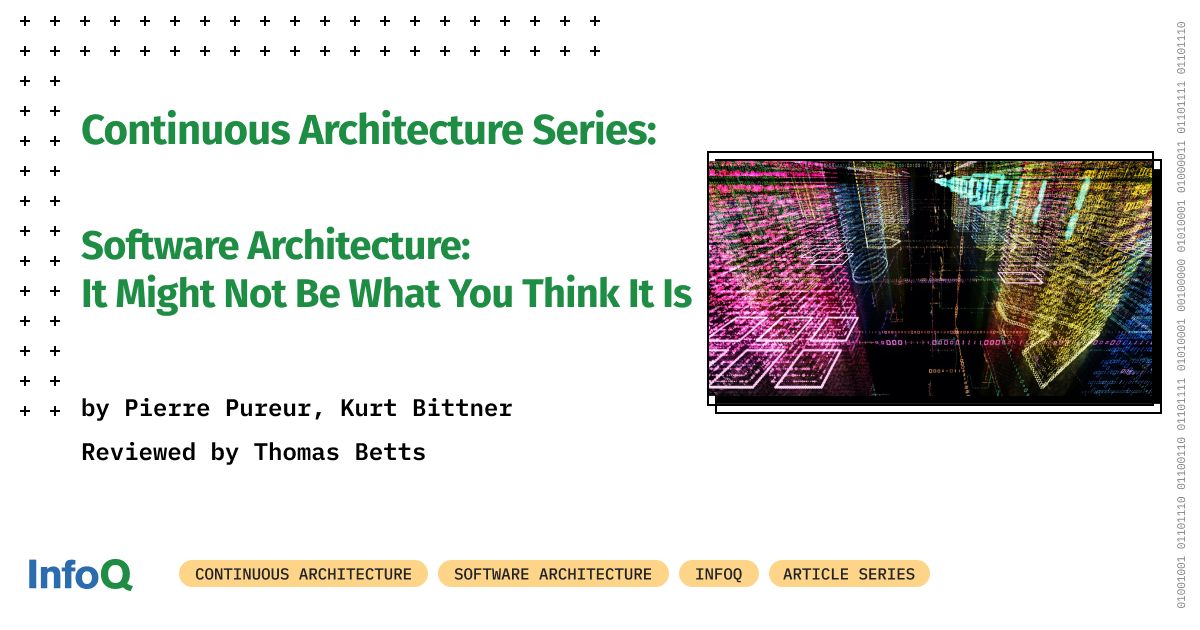 InfoQ on LinkedIn: #infoq #continuousarchitecture #infoq InfoQ on LinkedIn: #infoq #continuousarchitecture #infoq