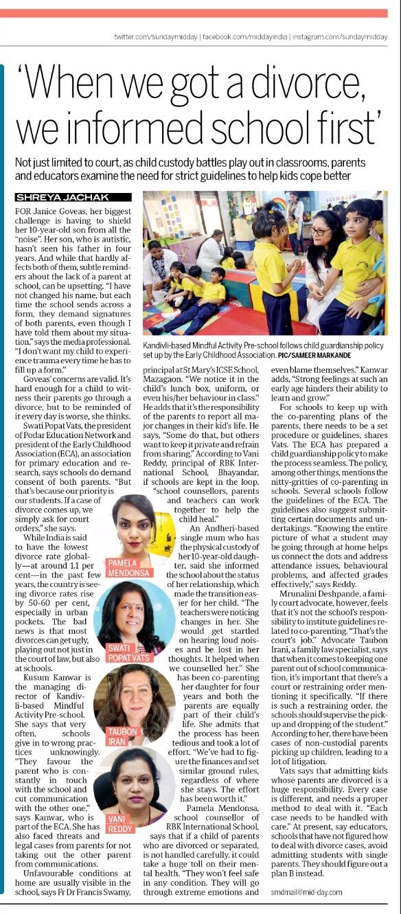 Shreya Jachak on LinkedIn: How schools deal, when divorce comes to the ... Shreya Jachak on LinkedIn: How schools deal, when divorce comes to the ...