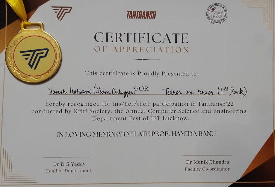 VANSH MOTWANI on LinkedIn: #coding #iet VANSH MOTWANI on LinkedIn: #coding #iet