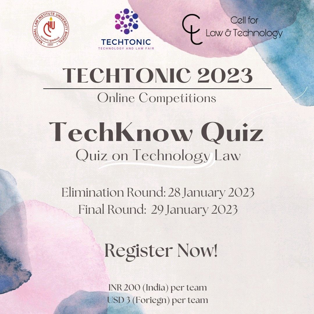 NLIU CLT on LinkedIn: #clt #cellforlawandtechnology #nliu #nliu_bhopal ... NLIU CLT on LinkedIn: #clt #cellforlawandtechnology #nliu #nliu_bhopal ...
