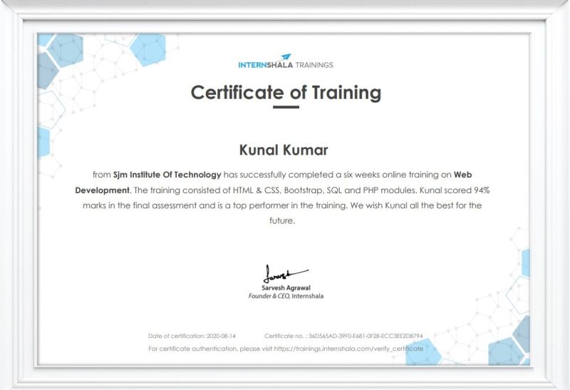 Kunal Kumar on LinkedIn: #html #css #php #webdevelopment #sql #training ... Kunal Kumar on LinkedIn: #html #css #php #webdevelopment #sql #training ...