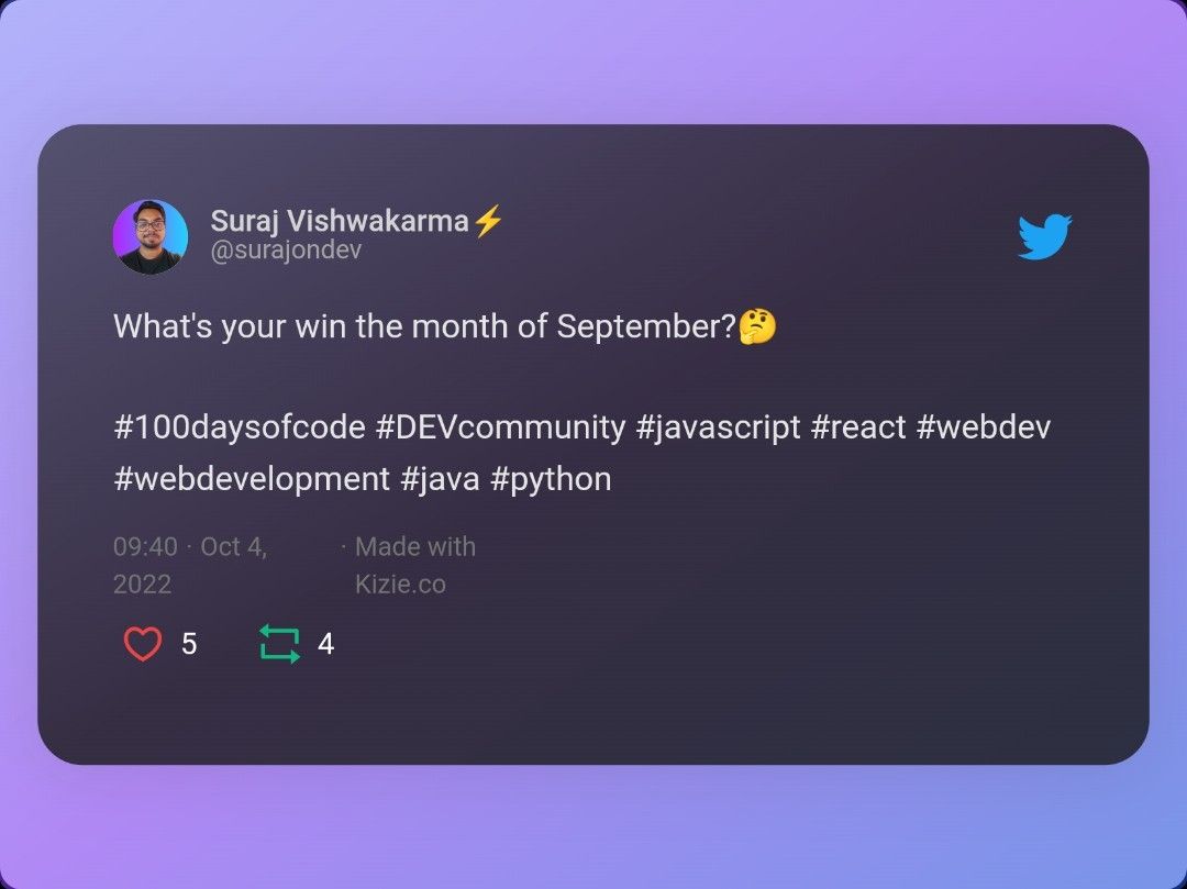 Suraj Vishwakarma on LinkedIn: #100daysofcode #devcommunity #javascript ... Suraj Vishwakarma on LinkedIn: #100daysofcode #devcommunity #javascript ...