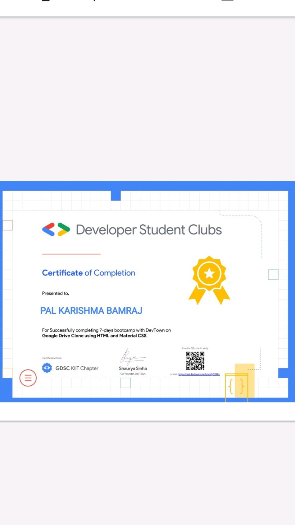 Karishma Pal on LinkedIn: DevTown Karishma Pal on LinkedIn: DevTown