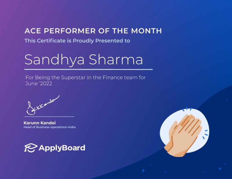 Sandhya Sharma on LinkedIn: #applyboard | 19 comments Sandhya Sharma on LinkedIn: #applyboard | 19 comments
