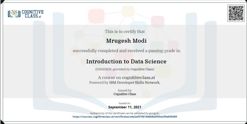 Mrugesh Modi on LinkedIn: #cognitiveclass #datascience # ... Mrugesh Modi on LinkedIn: #cognitiveclass #datascience # ...