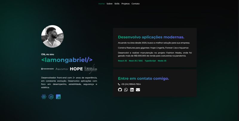 Gabriel Lamon on LinkedIn: #portfolio #nextjs #reactjs #github # ... Gabriel Lamon on LinkedIn: #portfolio #nextjs #reactjs #github # ...