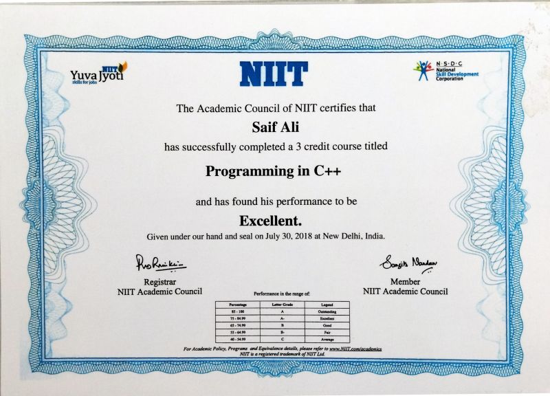Saif Ali on LinkedIn: #include #cplusplus #niitfoundation #niit Saif Ali on LinkedIn: #include #cplusplus #niitfoundation #niit
