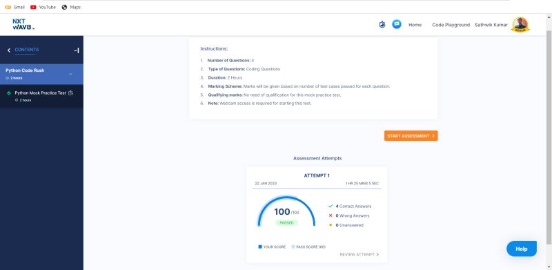 Sathwik kumar Bandari on LinkedIn: #mock #pythoncoding #mocktest # ... Sathwik kumar Bandari on LinkedIn: #mock #pythoncoding #mocktest # ...