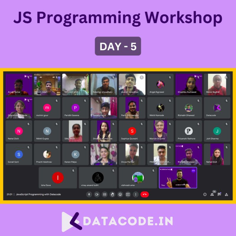 Khushbu Kumawat on LinkedIn: #javascript #coding #datacode Khushbu Kumawat on LinkedIn: #javascript #coding #datacode