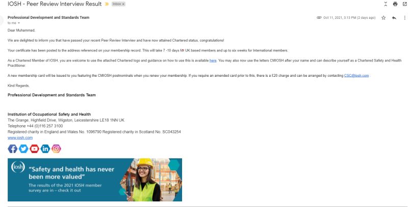 Muhammad Rizwan CMIOSH FIIRSM on LinkedIn: #cmiosh #thankyou # ... Muhammad Rizwan CMIOSH FIIRSM on LinkedIn: #cmiosh #thankyou # ...