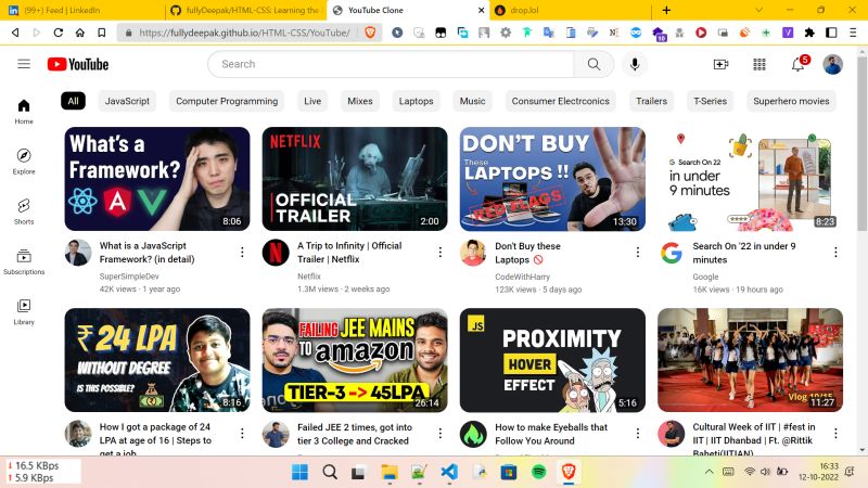 Deepak Shreevastava on LinkedIn: #webdevelopment #html #css #github Deepak Shreevastava on LinkedIn: #webdevelopment #html #css #github