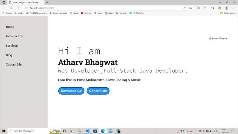 Atharv Bhagwat on LinkedIn: #html #css #javascript Atharv Bhagwat on LinkedIn: #html #css #javascript