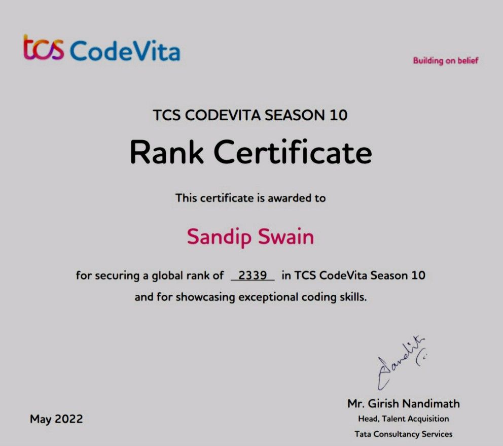 Sandip Kumar Swain posted on LinkedIn Sandip Kumar Swain posted on LinkedIn