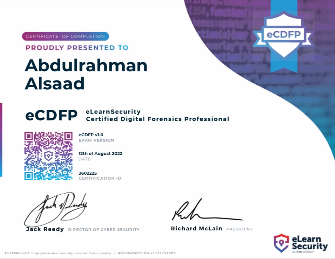 Abdulrahman K. on LinkedIn: #ecdfp Abdulrahman K. on LinkedIn: #ecdfp