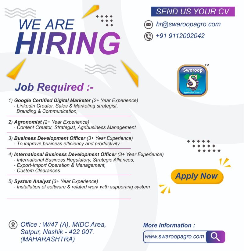 Swaroop Agrochemical Industries ofcl on LinkedIn: Swaroop Agrochemical ... Swaroop Agrochemical Industries ofcl on LinkedIn: Swaroop Agrochemical ...