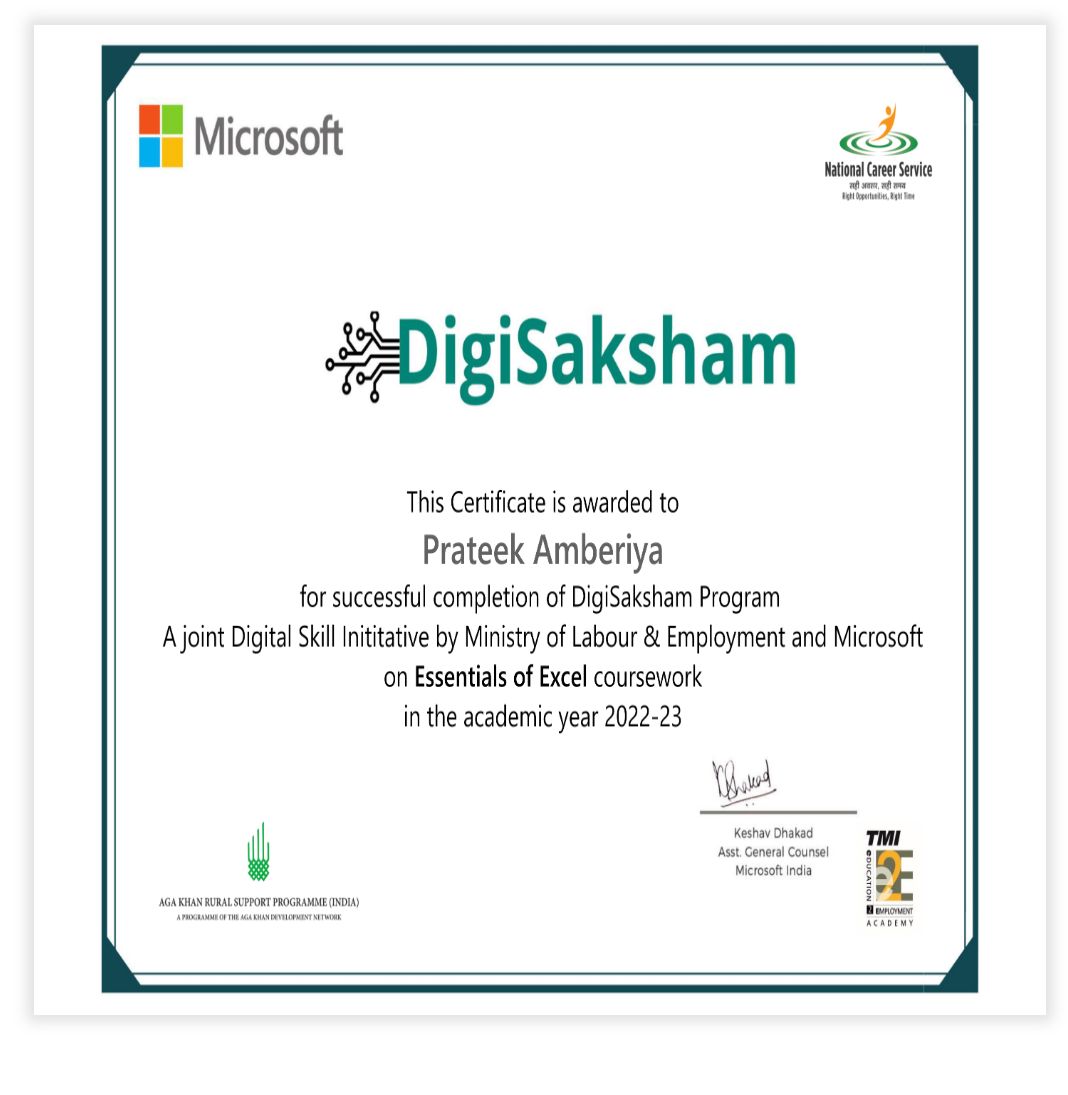 Prateek Amberiya on LinkedIn: #excel #microsoft Prateek Amberiya on LinkedIn: #excel #microsoft