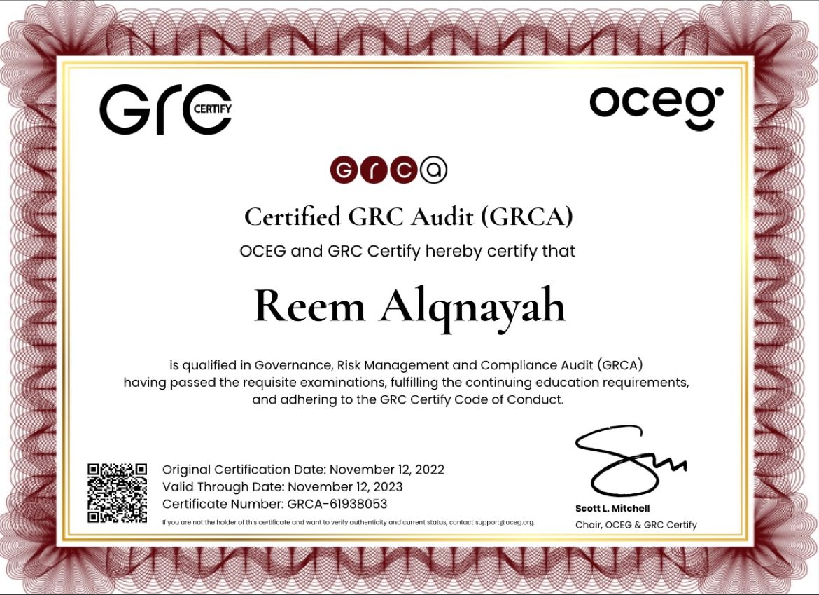 Reem Alqnayah,Prosci®,PMP®,C-KPIP,P3O®,C-SBP®,OKR,GRCP® on LinkedIn: I ... Reem Alqnayah,Prosci®,PMP®,C-KPIP,P3O®,C-SBP®,OKR,GRCP® on LinkedIn: I ...