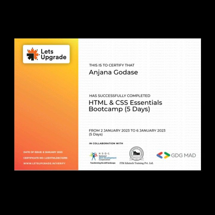 Anjana Godase on LinkedIn: #html #css Anjana Godase on LinkedIn: #html #css