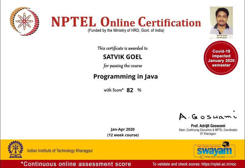 Satvik Goel on LinkedIn: #javacore Satvik Goel on LinkedIn: #javacore