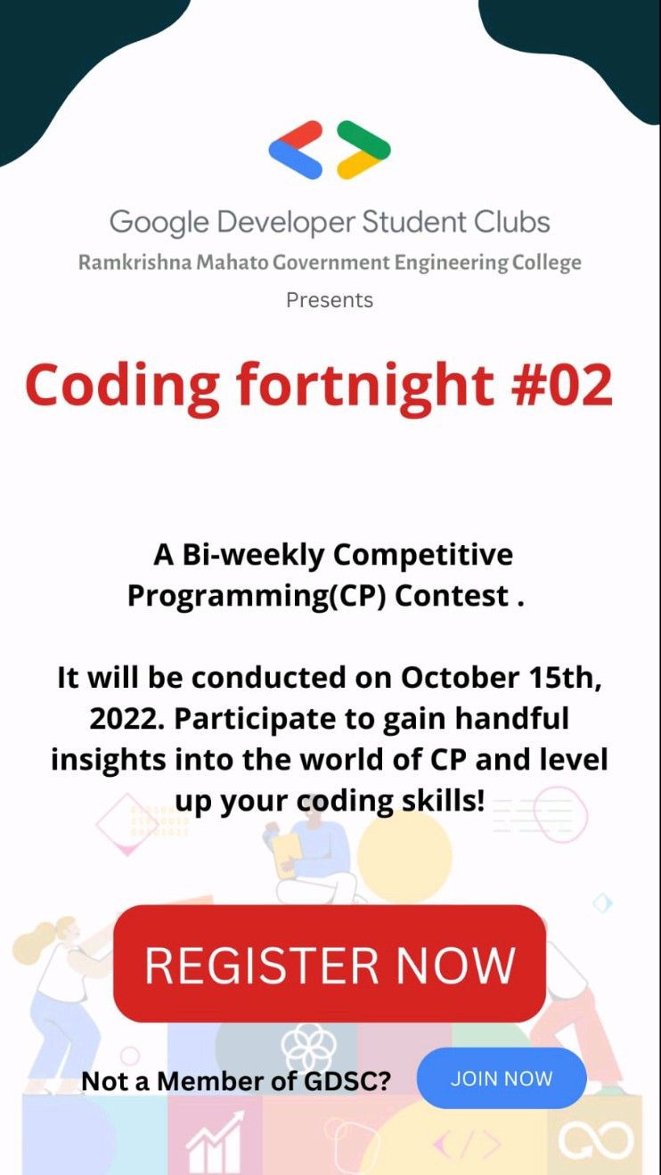 RKMGEC_CSE on LinkedIn: #coding #competitiveprogramming #learning #gdsc RKMGEC_CSE on LinkedIn: #coding #competitiveprogramming #learning #gdsc