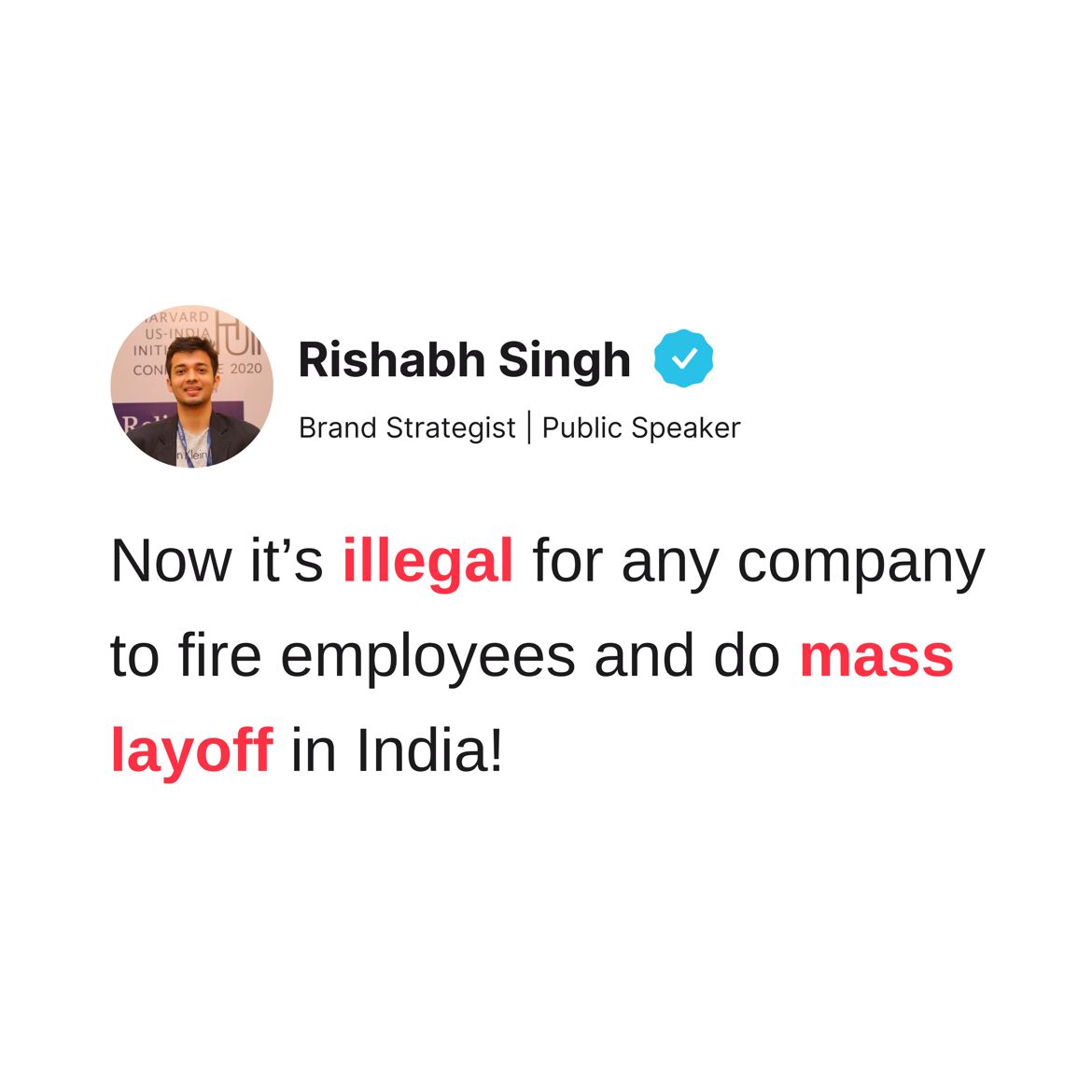 Rishabh Singh on LinkedIn: #startups #india #rishsays #employmentlaw # ... Rishabh Singh on LinkedIn: #startups #india #rishsays #employmentlaw # ...