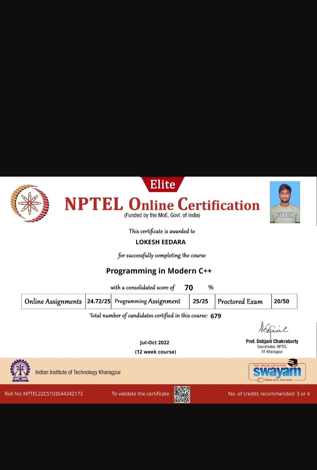 Lokesh Eedara on LinkedIn: #nptel Lokesh Eedara on LinkedIn: #nptel