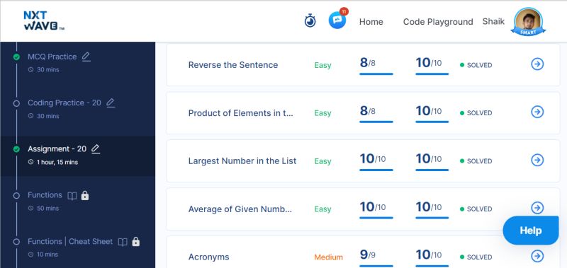 Shashavali Shaik on LinkedIn: #1hourofcode #nxtwave #pythonprogramming Shashavali Shaik on LinkedIn: #1hourofcode #nxtwave #pythonprogramming