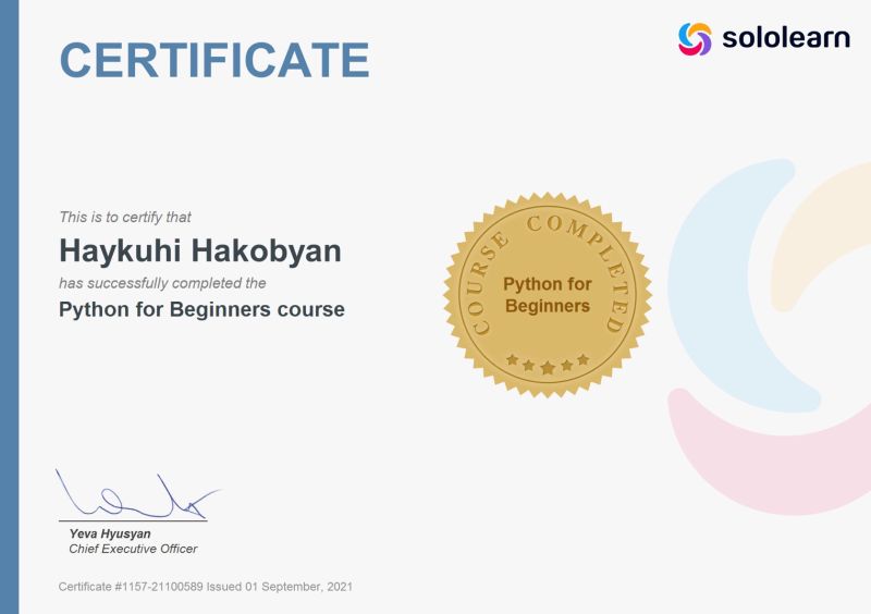Haykuhi Hakobyan on LinkedIn: #sololearn #python #pythonprogramming Haykuhi Hakobyan on LinkedIn: #sololearn #python #pythonprogramming