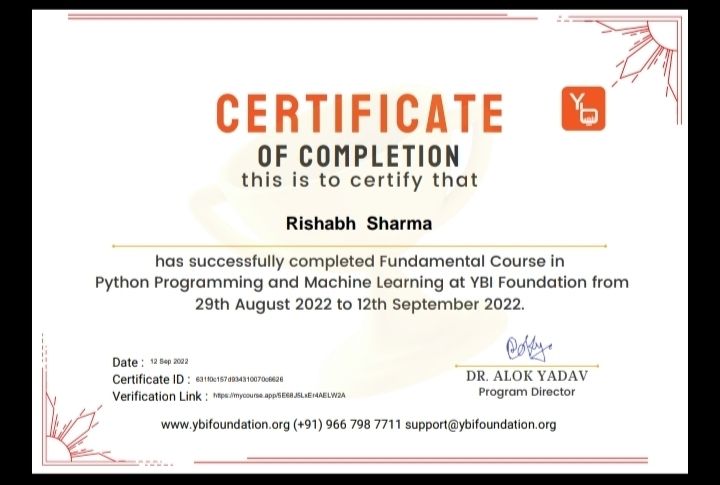 Rishabh Sharma on LinkedIn: Python programming and Machine learning. Rishabh Sharma on LinkedIn: Python programming and Machine learning.