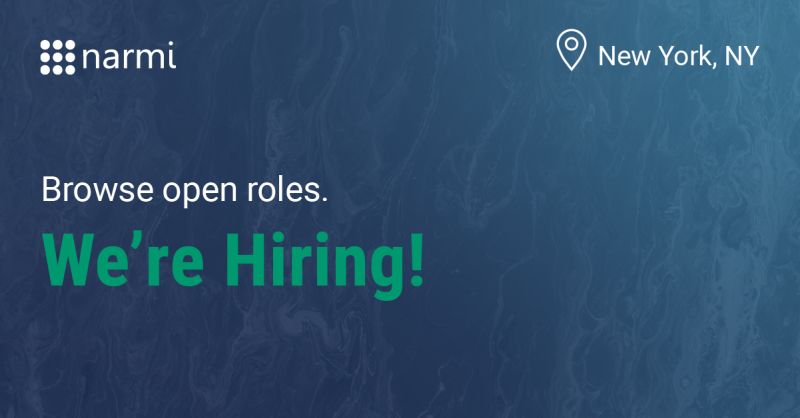 Narmi on LinkedIn: #werehiring Narmi on LinkedIn: #werehiring