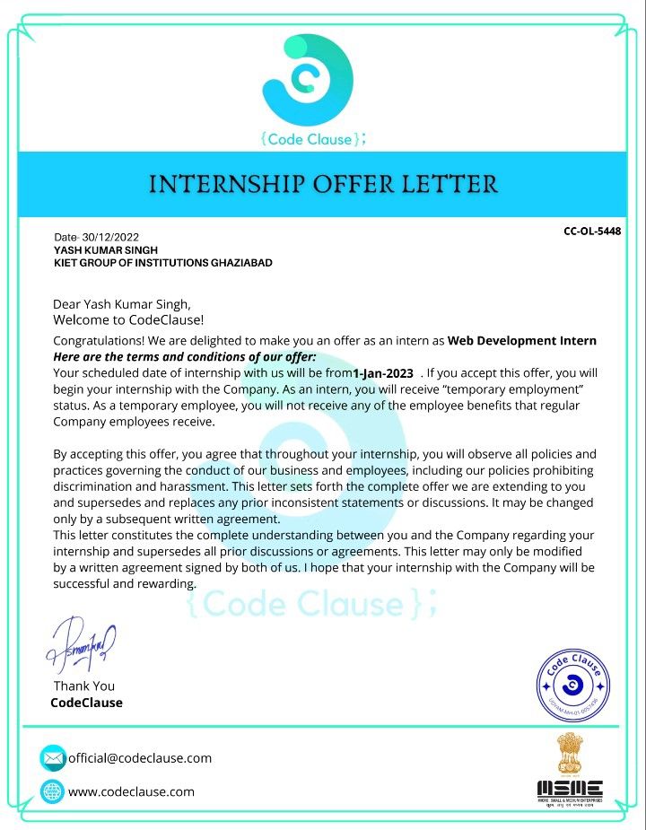 YASH KUMAR SINGH på LinkedIn: #team #codeclause #internship # ... YASH KUMAR SINGH på LinkedIn: #team #codeclause #internship # ...