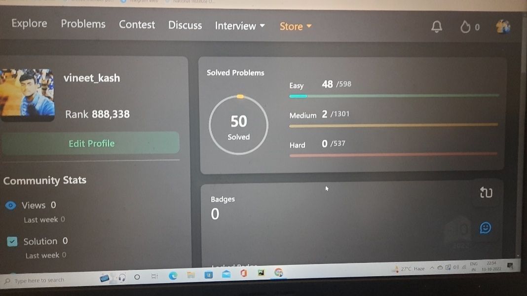 Vineet Kashyap on LinkedIn: #dsa #leetcode #happycoding Vineet Kashyap on LinkedIn: #dsa #leetcode #happycoding