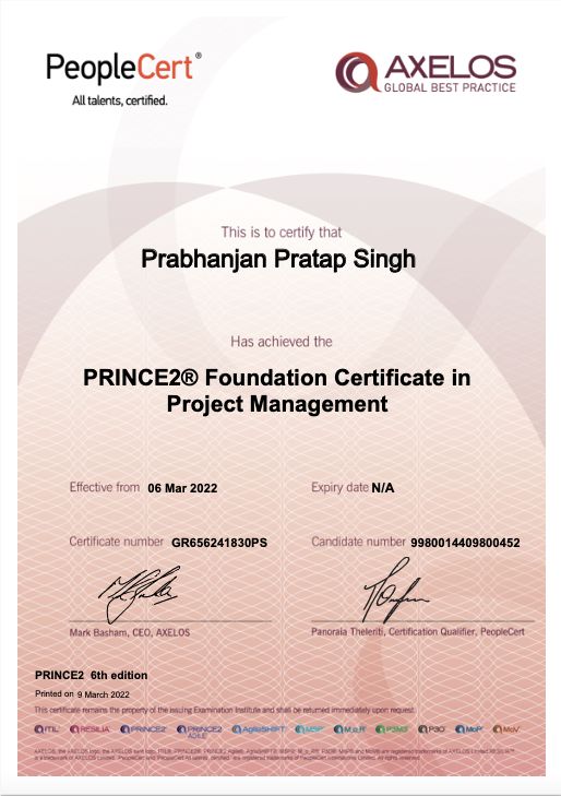 Prabhanjan Singh on LinkedIn: #projectmanagement #prince2foundation # ... Prabhanjan Singh on LinkedIn: #projectmanagement #prince2foundation # ...