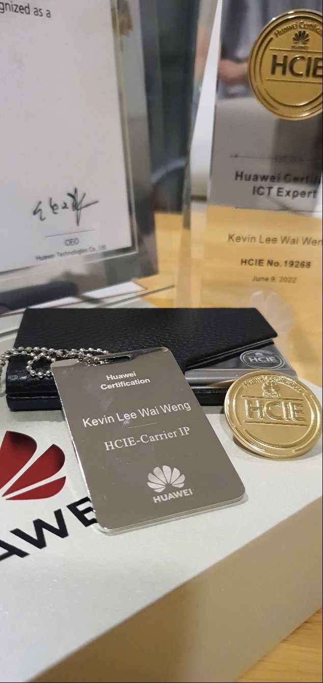 Kevin Lee on LinkedIn: #huawei #hcie Kevin Lee on LinkedIn: #huawei #hcie