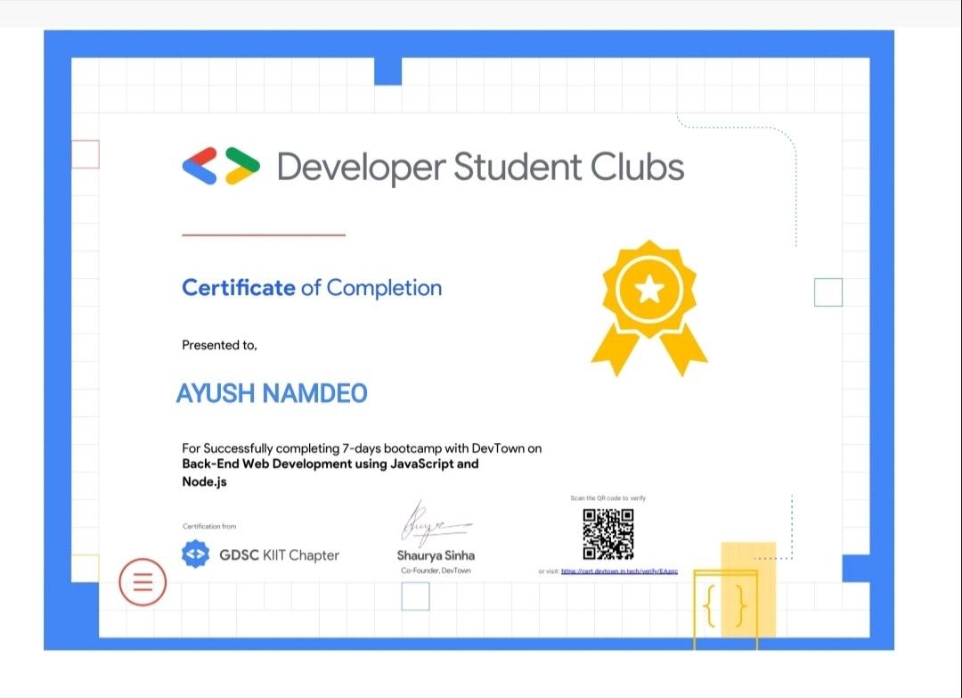 Ayush Namdeo posted on LinkedIn Ayush Namdeo posted on LinkedIn