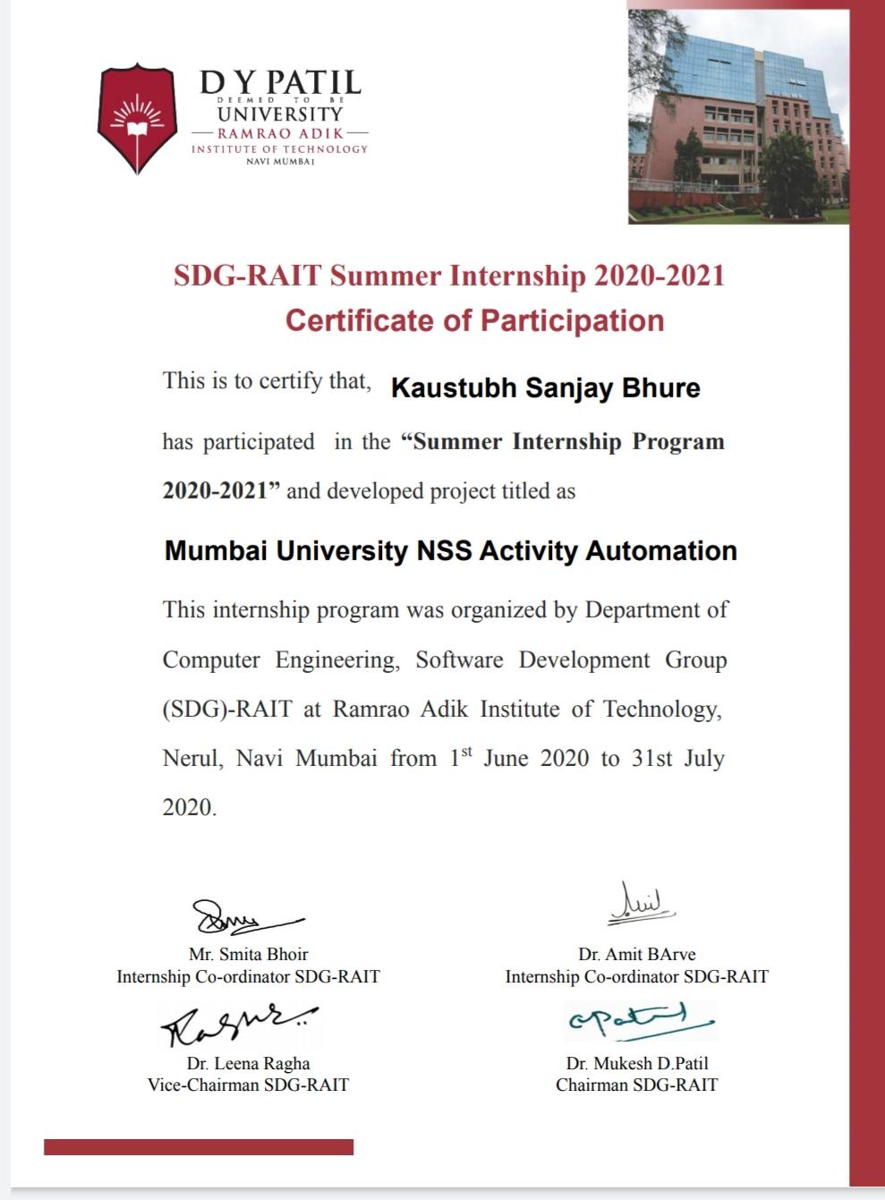 Kaustubh Bhure on LinkedIn: #internship #technology # ... Kaustubh Bhure on LinkedIn: #internship #technology # ...