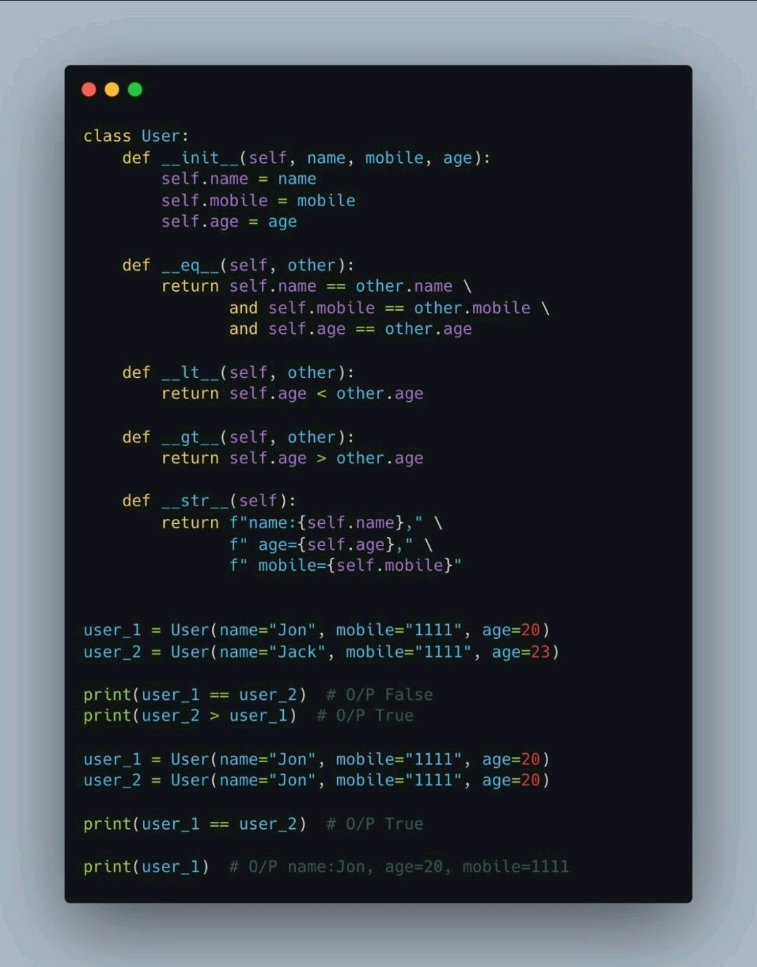 Ahmed Abdelkarim en LinkedIn: #python #pythonprogramming #developers #oop Ahmed Abdelkarim en LinkedIn: #python #pythonprogramming #developers #oop