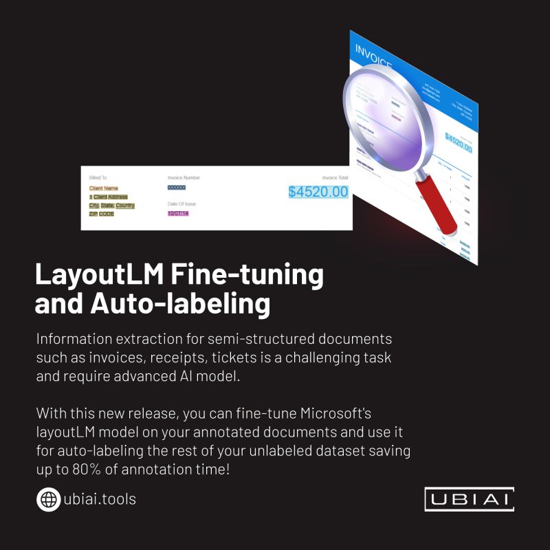 UbiAI on LinkedIn: #invoices #receipts #tickets #performance #layoutlm ... UbiAI on LinkedIn: #invoices #receipts #tickets #performance #layoutlm ...