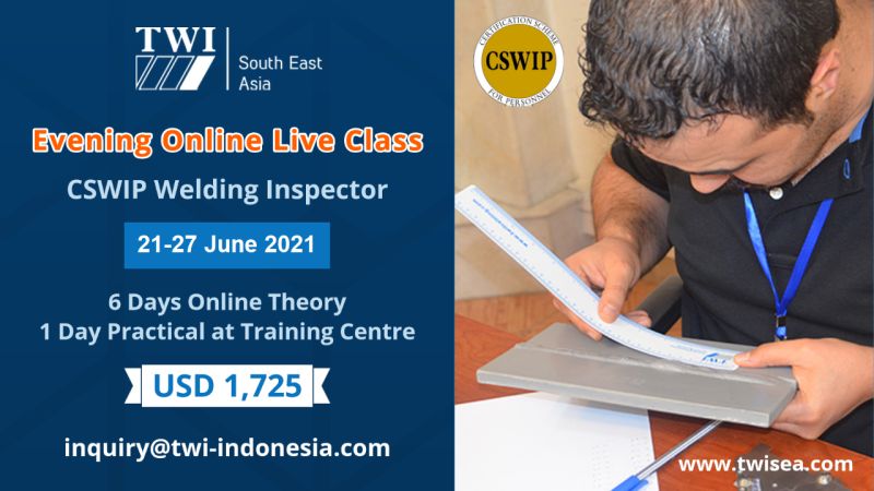 TWI Indonesia on LinkedIn: #cswip #welding_inspector #training #welding ... TWI Indonesia on LinkedIn: #cswip #welding_inspector #training #welding ...