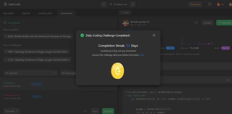 Tamizhveandan D on LinkedIn: #connections #coding #leetcode # ... Tamizhveandan D on LinkedIn: #connections #coding #leetcode # ...