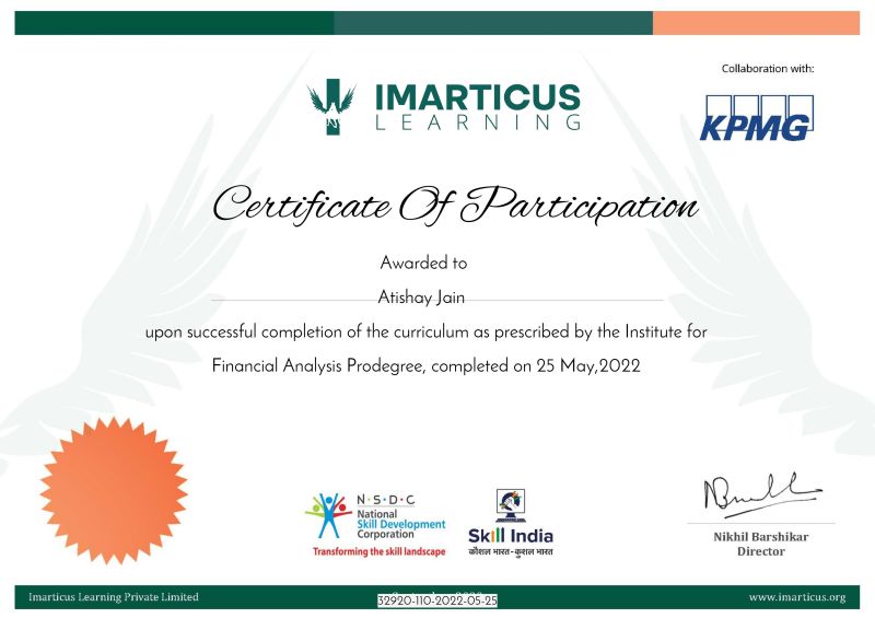 Atishay Jain on LinkedIn: Imarticus Learning KPMG India Atishay Jain on LinkedIn: Imarticus Learning KPMG India