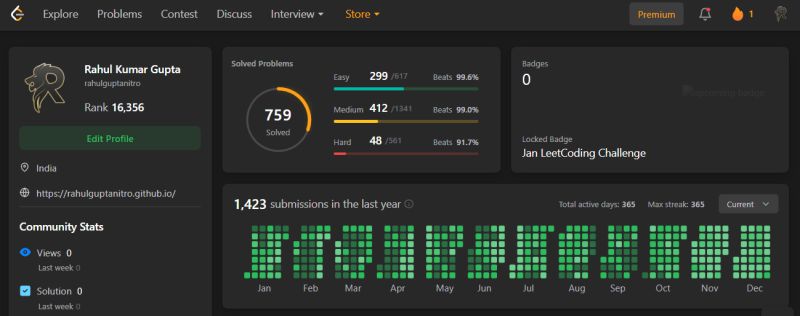 Rahul Kumar Gupta on LinkedIn: #leetcode #dsa #streak | 39 comments Rahul Kumar Gupta on LinkedIn: #leetcode #dsa #streak | 39 comments