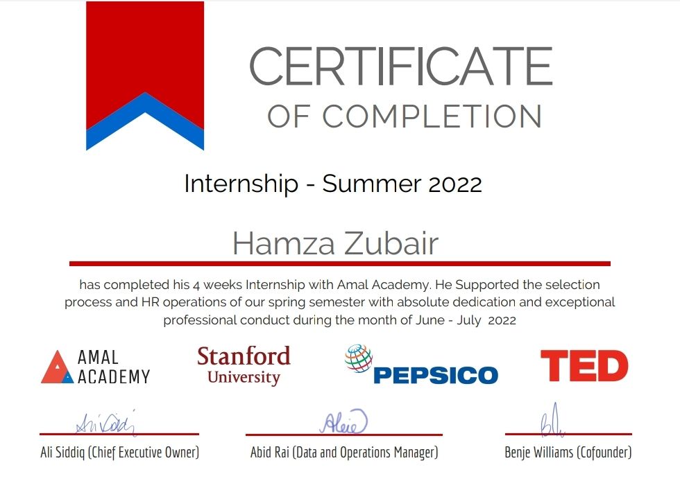 Hamza Zubair on LinkedIn: #amalacademy #gamechanger #ngo #gratitude # ... Hamza Zubair on LinkedIn: #amalacademy #gamechanger #ngo #gratitude # ...