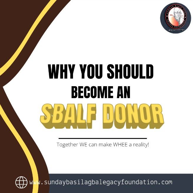 THE SUNDAY BASIL AGBA LEGACY FOUNDATION on LinkedIn: WHY SHOULD YOU ... THE SUNDAY BASIL AGBA LEGACY FOUNDATION on LinkedIn: WHY SHOULD YOU ...